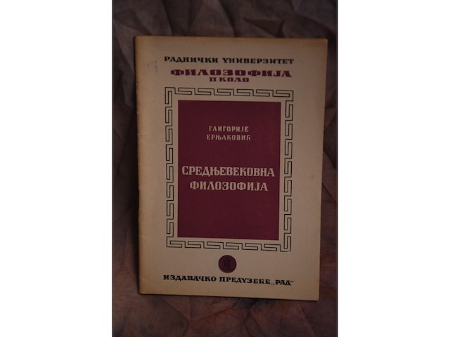 Filozifija II kolo - Srednjvekovna filozofija - Gligori