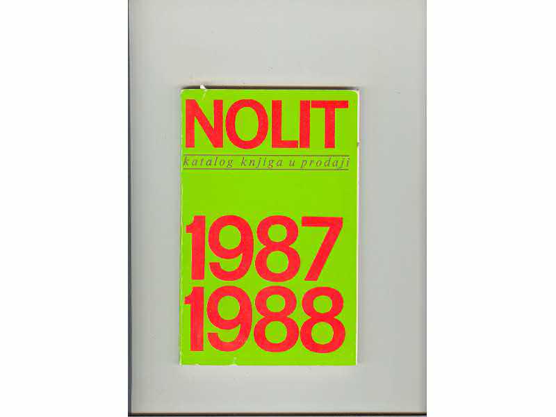 NOLIT 1987/1988 - Katalog knjiga