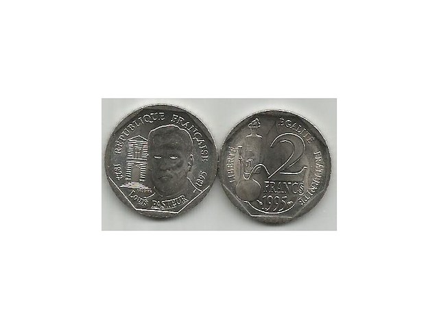 Francuska 2 franaka 1995. Louis Pasteur