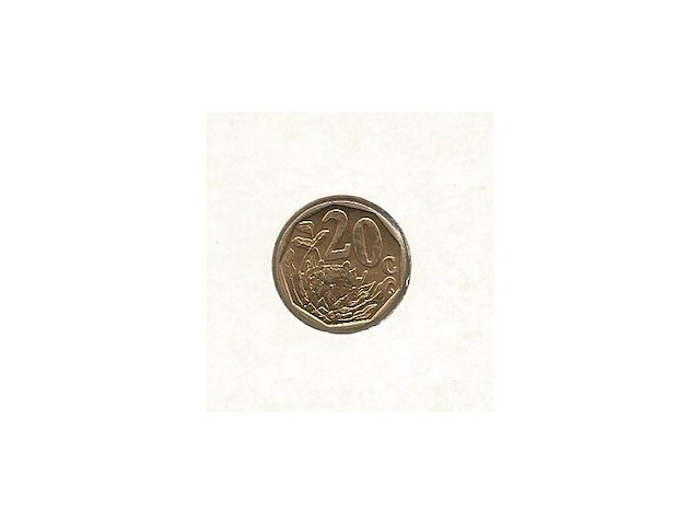a6 South Africa 20 cents 1997.