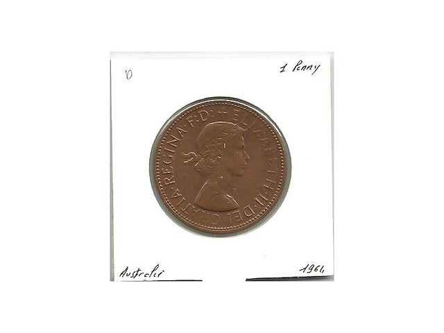 d4 Austarlia Australija 1 penny 1964.