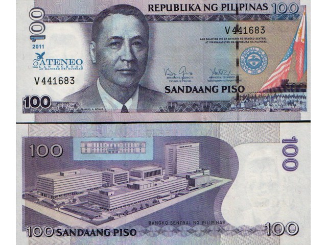 Filipini 100 Piso 2011. UNC.