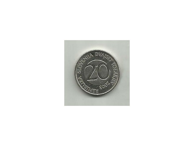 Slovenija - 20 tolara 2003.