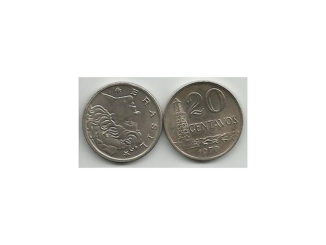 Brazil 20 centavos 1970. UNC