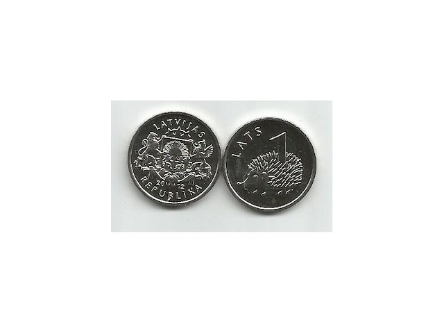 Latvia Latvija 1 lats 2012. UNC