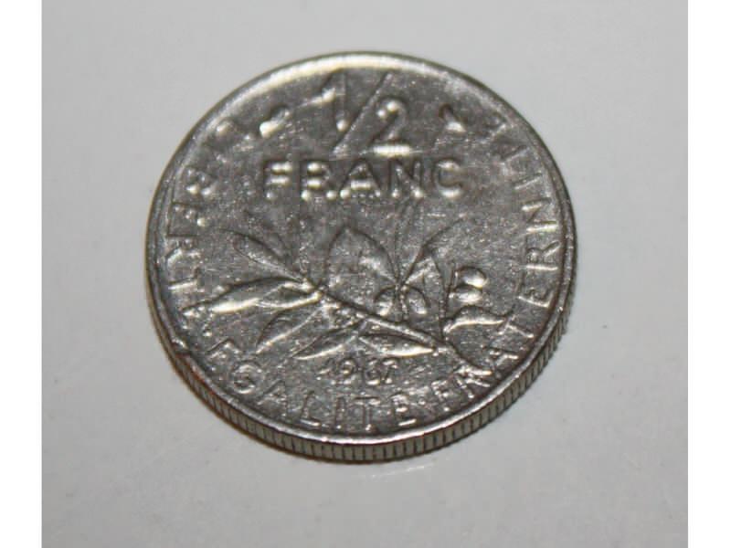 1,2 FRANC 1967.