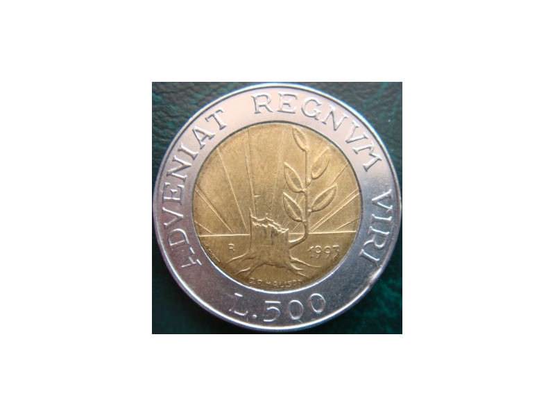 San Marino 500 lira 1993 Bimetal