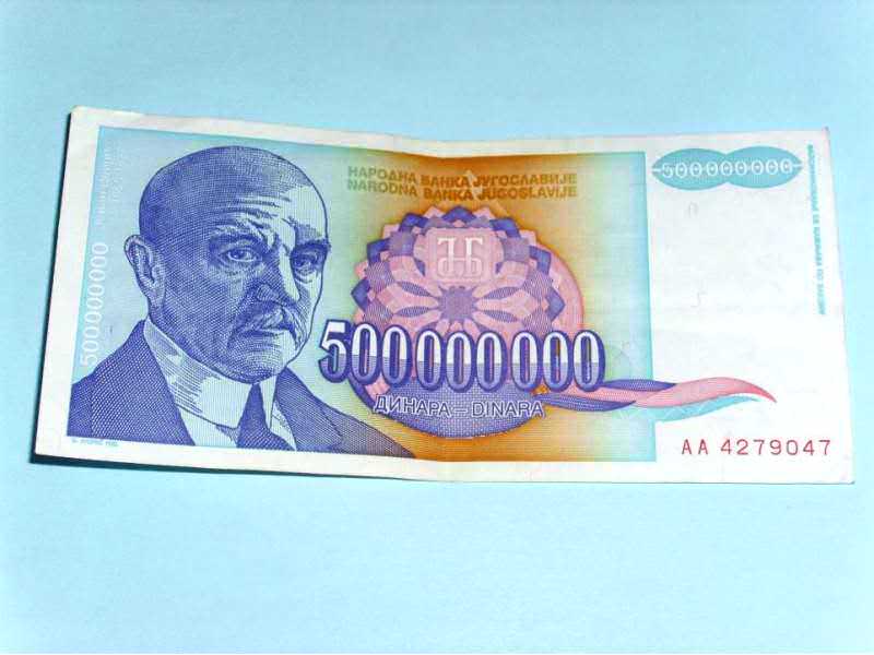 500 000 000 DIN. - 1993