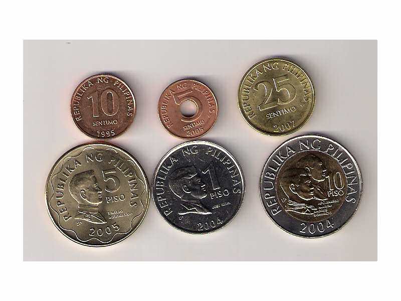 PHILIPPINES FILIPINI kovnicki set 1993-2007. UNC