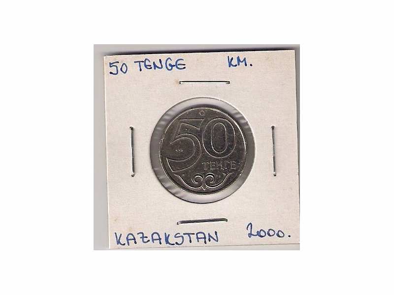 a1 Kazahstan 50 Tenge 2000. AUNC