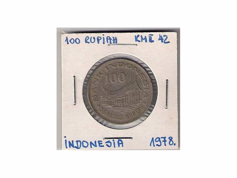 a2 Indonesia 100 rupiah 1978. KM#42