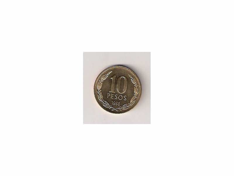 Chile 10 pesos 1998. UNC