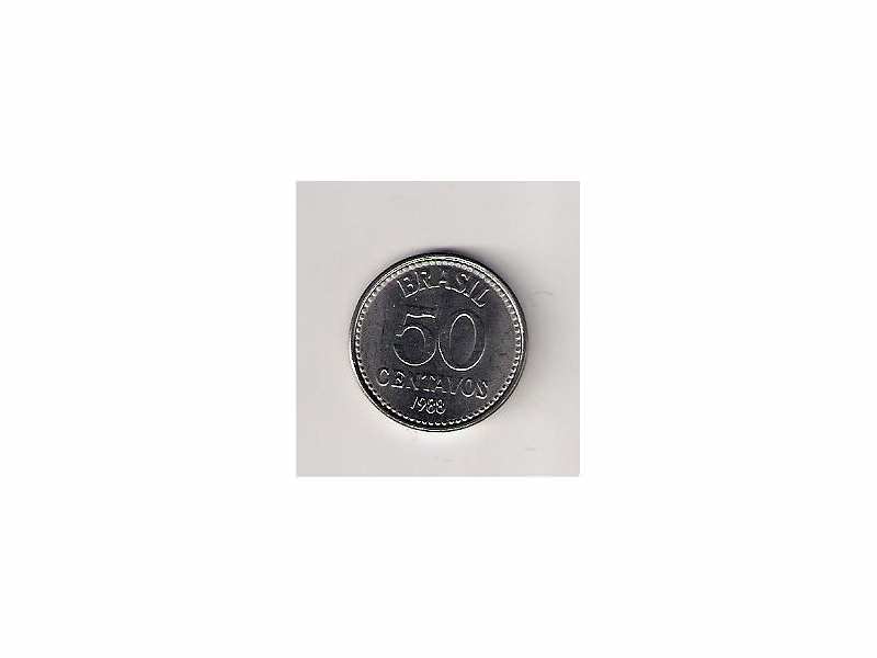 Brazil 50 centavos 1988. UNC