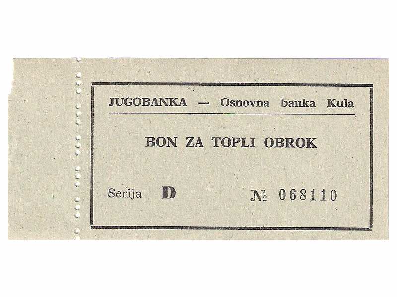 Bon za topli obrok