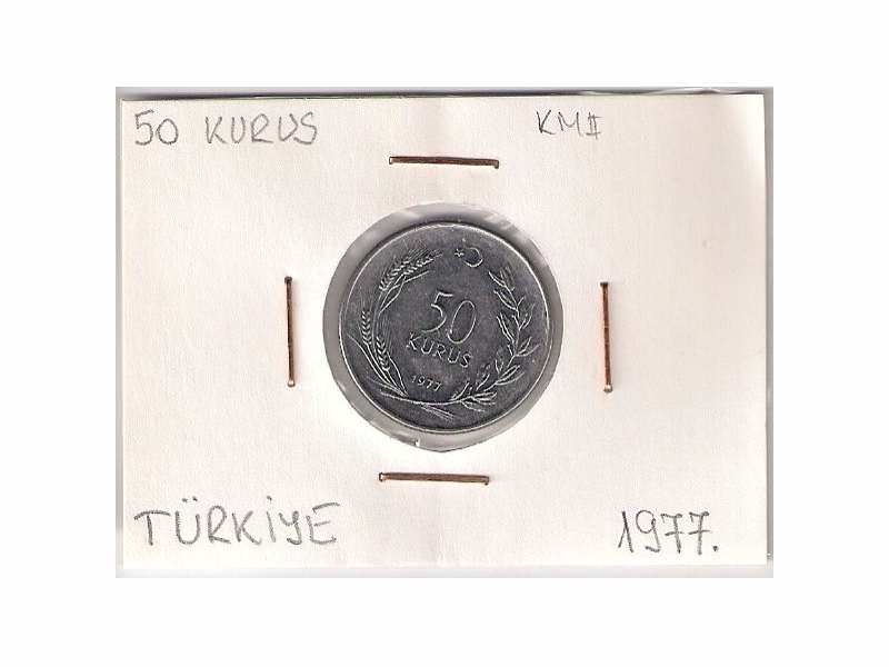 Turska 50 kurus 1977.