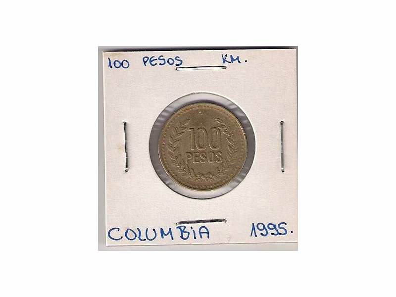 a5 Colombia Kolumbija 100 pesos 1995.
