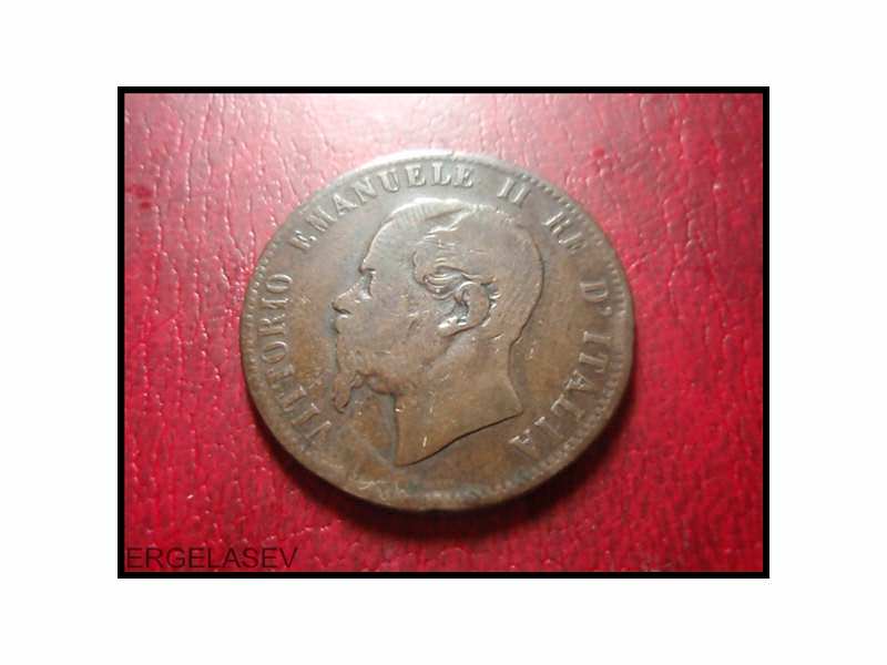 Italija 10 centisima 1866