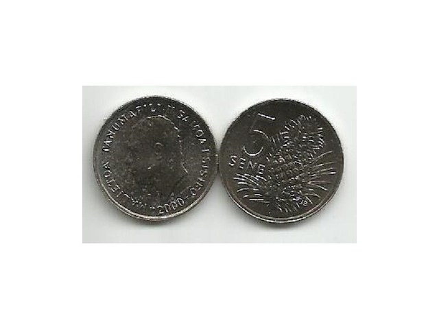 Samoa 5 sene 2000. UNC