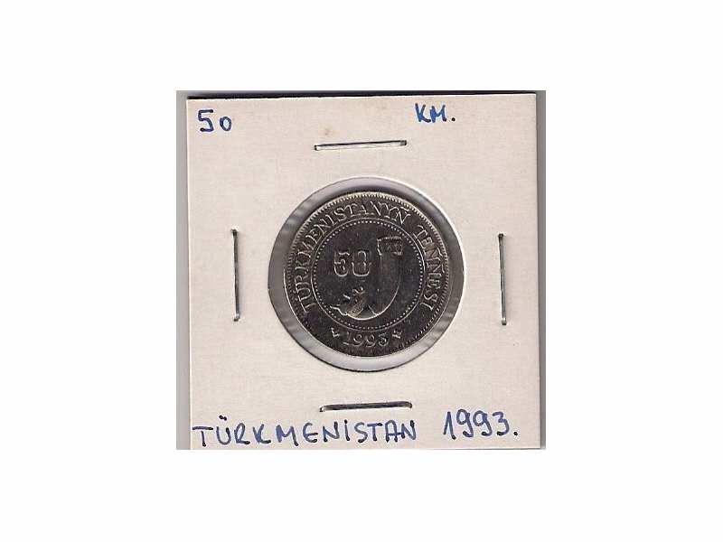a1 Turkmenistan 50 tennesi 1993. UNC/AUNC