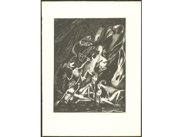 MANFREDO BORSI grafika print otisak 1936