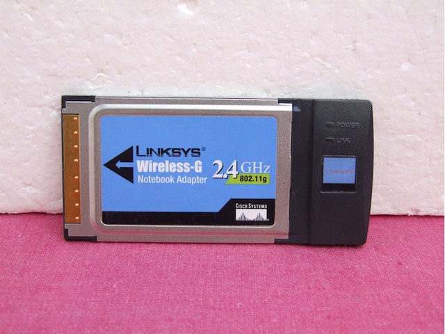 Linksys WiFi PCMCIA karta za lap + GARANCIJA!