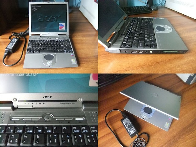 Acer TravelMate 370 laptop + adapter + GARANCIJA!