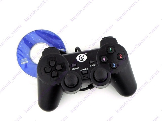 USB Gamepad - analogni + BESPL DOST. ZA 3 ART.