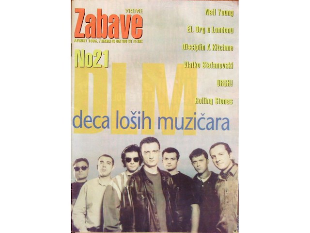 VREME ZABAVE No 21  - avgust 1995