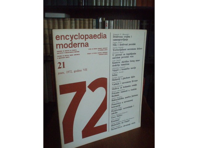 Encyclopaedia moderna, 1972. br. 21