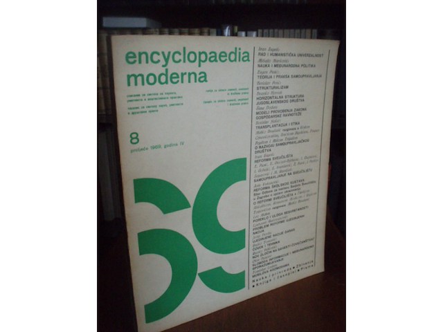 Encyclopaedia moderna, 1969. br. 8