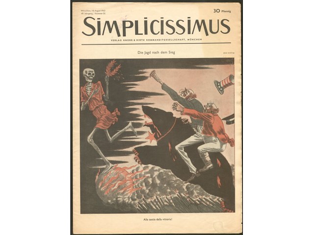 simplicissimus - nemacki satiricni casopis 1943
