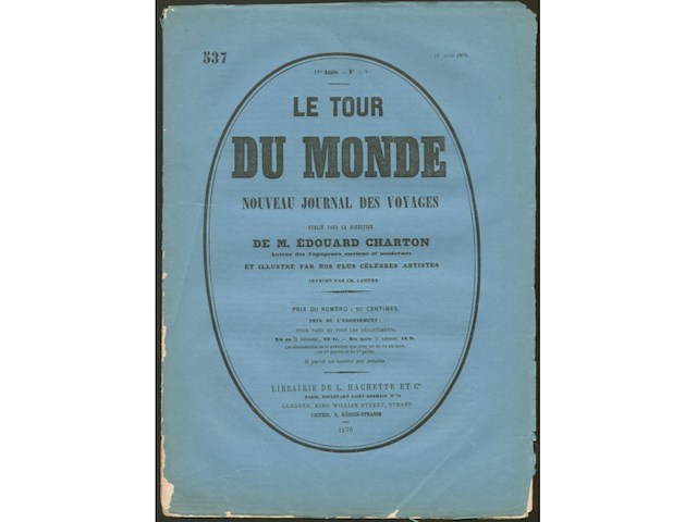 `le tour du mond` putopis juzni sloveni valerio 1870