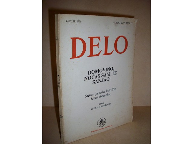 DELO, 1, 1979. (DOMOVINO NOĆAS SAM TE SANJAO)