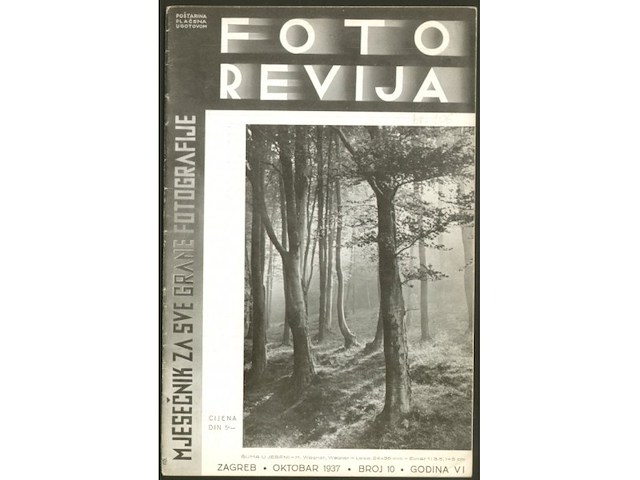 `foto revija` zagreb 1937 brojevi 2 i 10