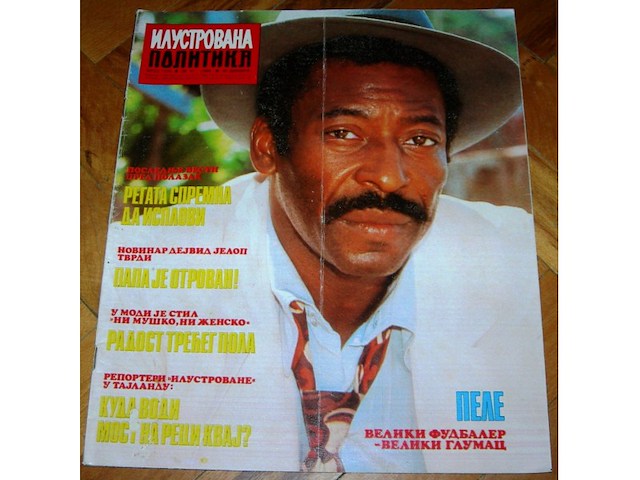 Pele - Ilustrovana Politika br. 1338, 1984.