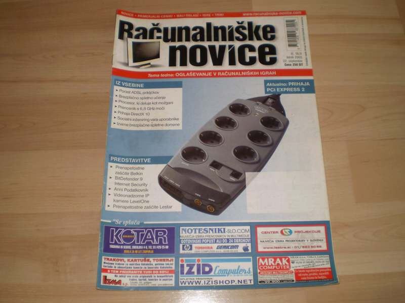 Racunalniske novice 18/X - na slovenackom