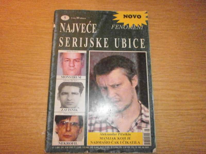 NAJVECE SERIJSKE UBICE   BROJ 5