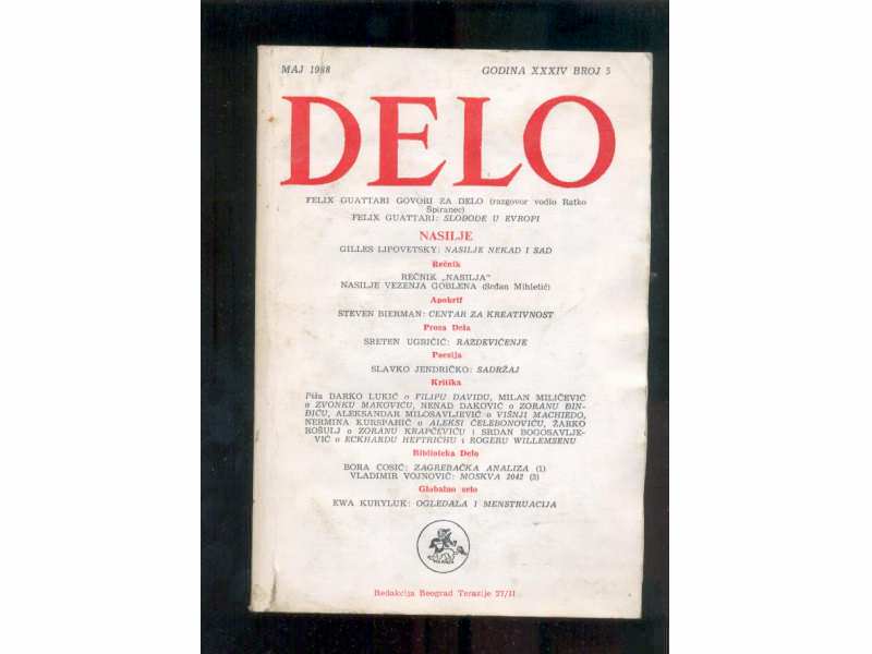 DELO  1988 BROJ 5