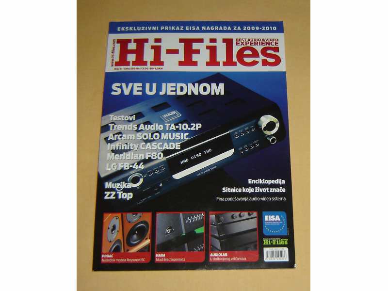 HI-FILES Broj 31 iz Septembra 2009. godine