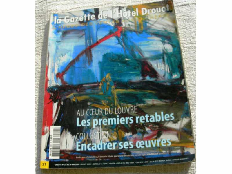 Časopis La Gazette de l`Hotel Drouot, 2009.