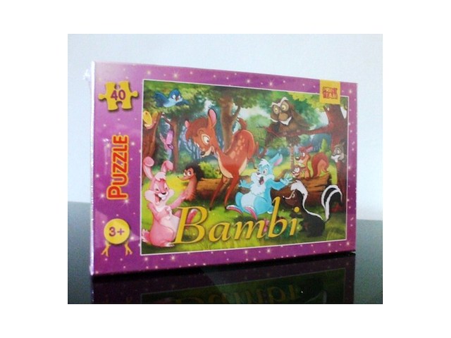 Bambi - puzzle, novo