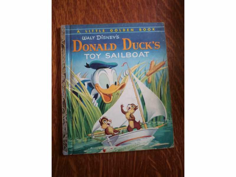 walt disneys-donald ducks  toy sailboat  1954g