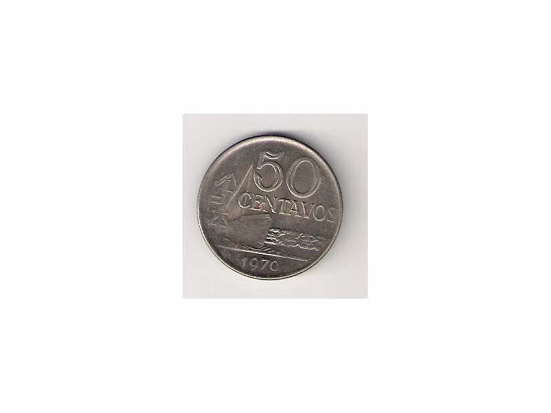 Brazil 50 centavos 1970. AUNC