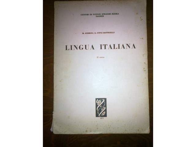 LINGUA ITALIANA 2