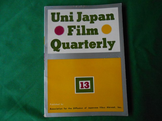 UniJapan Film Quarterly., 1961, Serial Number 13-/JAPAN