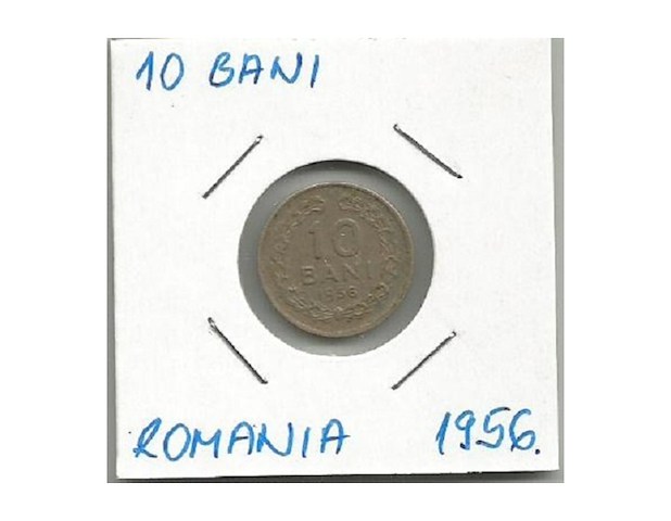 d1 Rumunija 10 bani 1956.