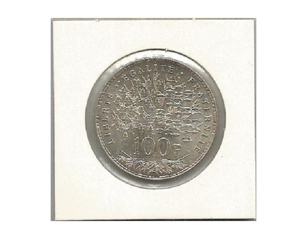 g6 Francuska 100 franaka 1983. Srebro