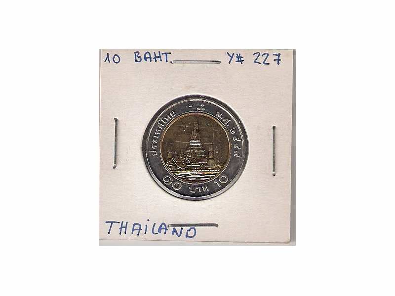 b3 Thailand 10 baht UNC BIMETAL