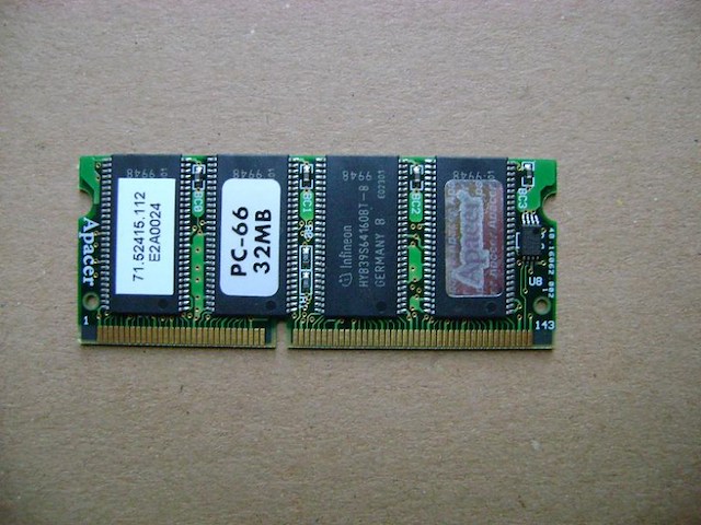 SODIMM SDRAM 32 MB PC66