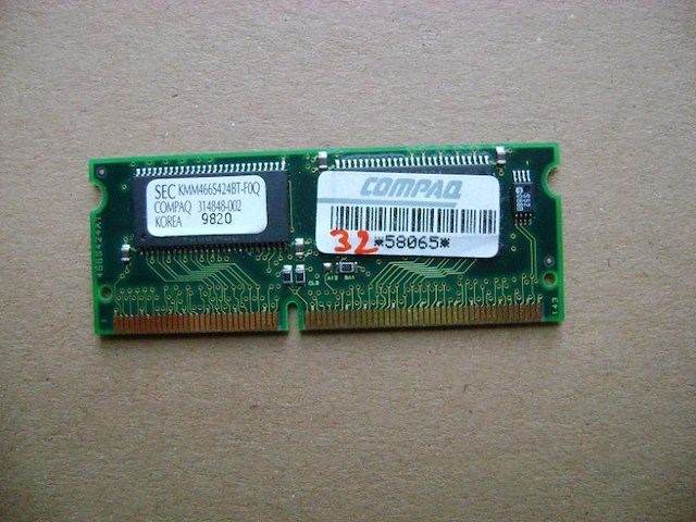 SODIMM SDRAM 32 MB PC66
